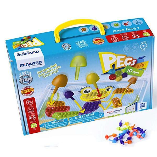 Inset Peg Set - 180 Pieces - 10mm