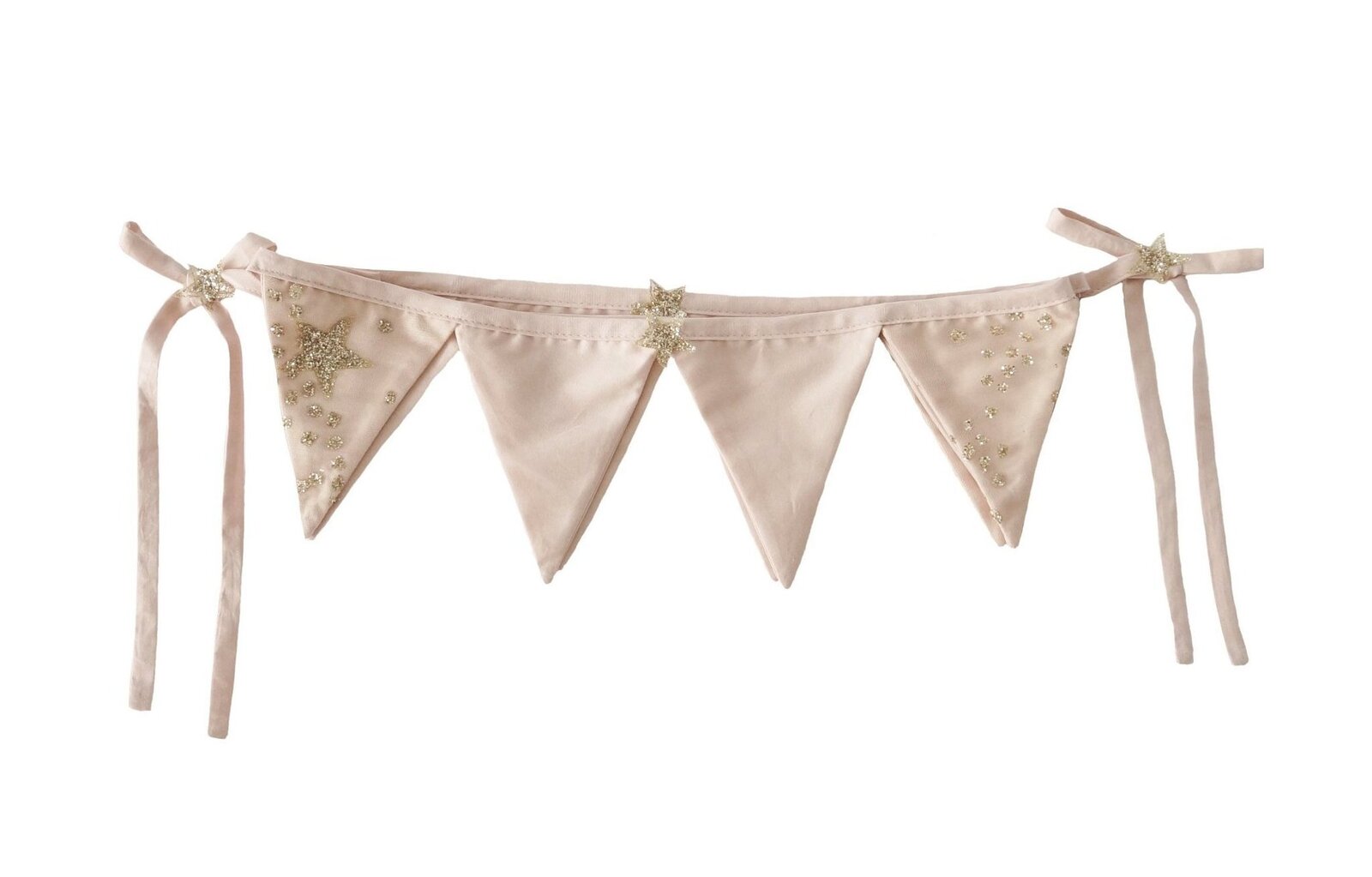 Glitter Bunting- Shell Pink