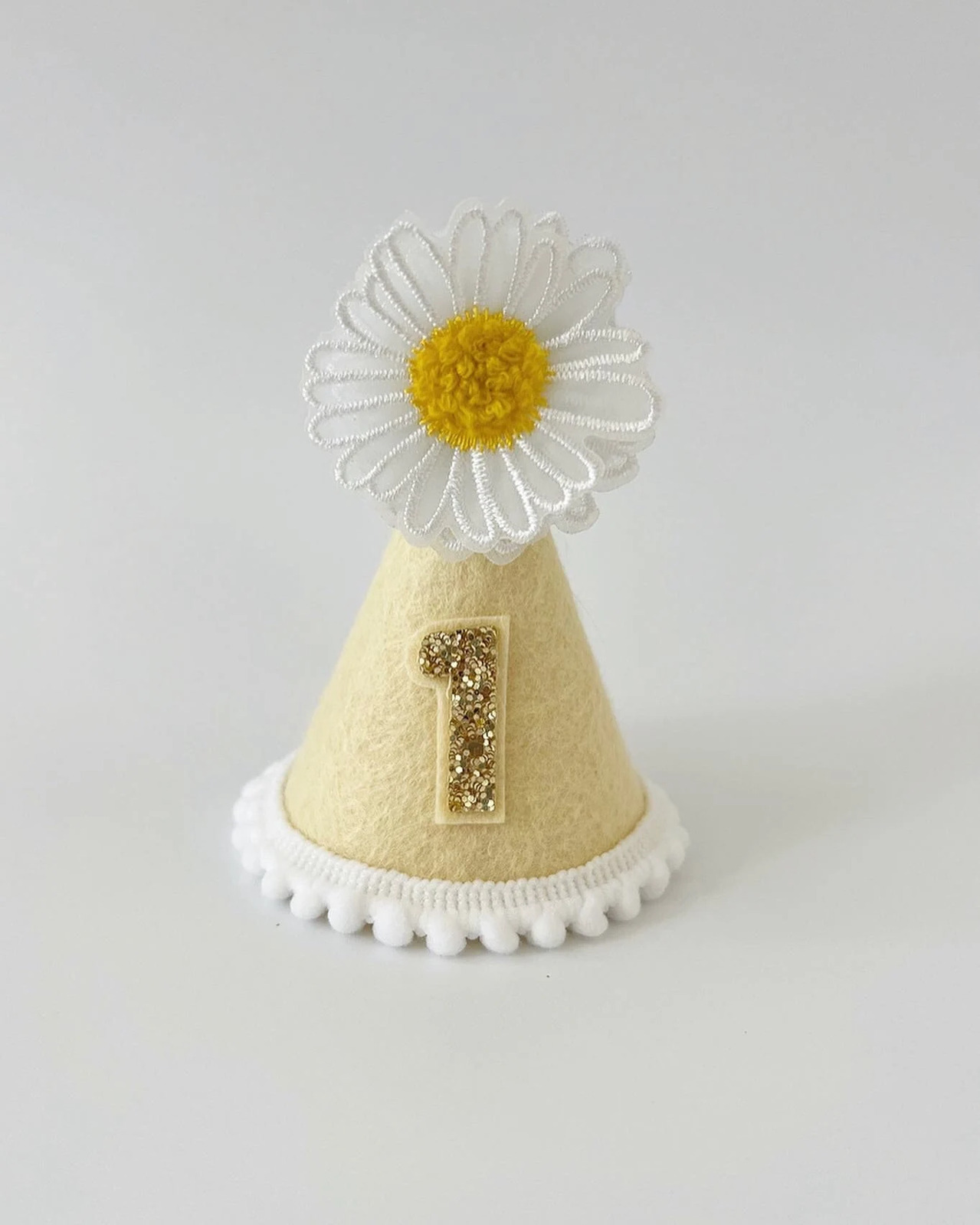 Party Hat - Daisy Felt First Birthday